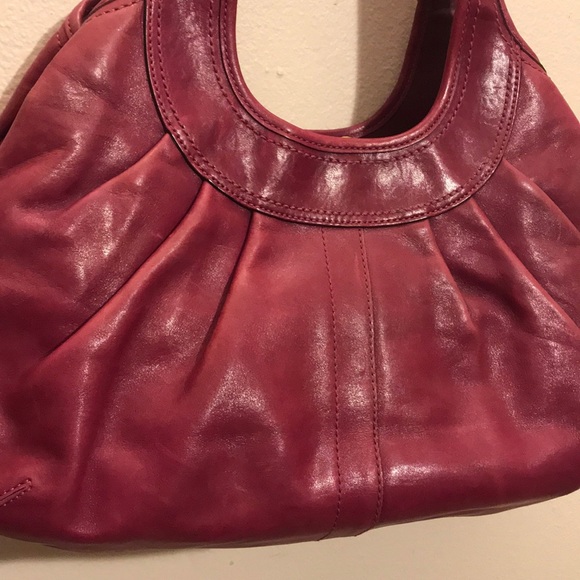 Coach | Bags | Coach Bag Ergo Pleated Leather Yummy Pink Purse | Poshmark